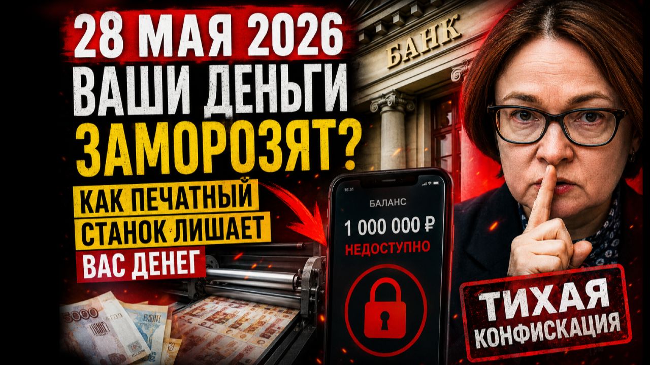 ВАШИ ДЕНЬГИ УЖЕ НЕ ВАШИ: Изъятие и заморозка вкладов!
