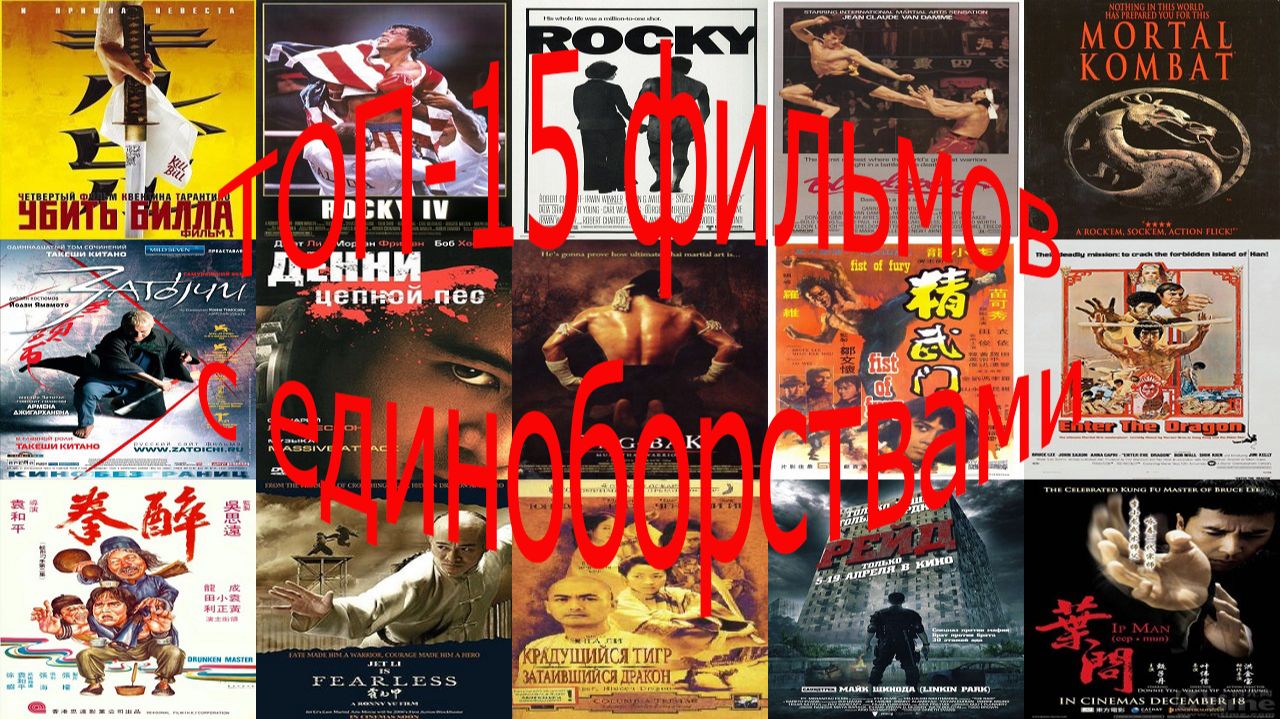 ТОП-15 фильмов с единоборствами