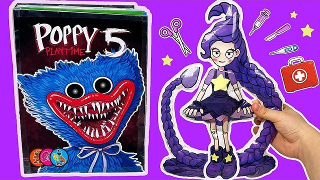 НОВАЯ КНИЖКА-ИГРА POPPY PLAYTIME 5 ⭐️ DIY⭐️ БУМАЖНЫЕ РУКИ И ОПЕРАЦИЯ LILY!