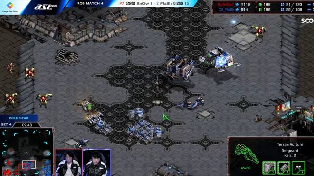 Flash vs Snow 4 игра 1/4 финала ASL21