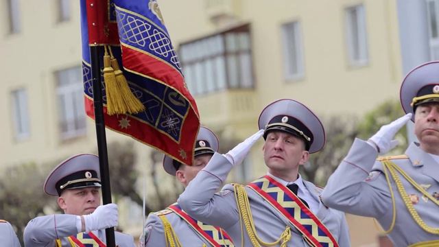 День Великой Победы на берегах Енисея
