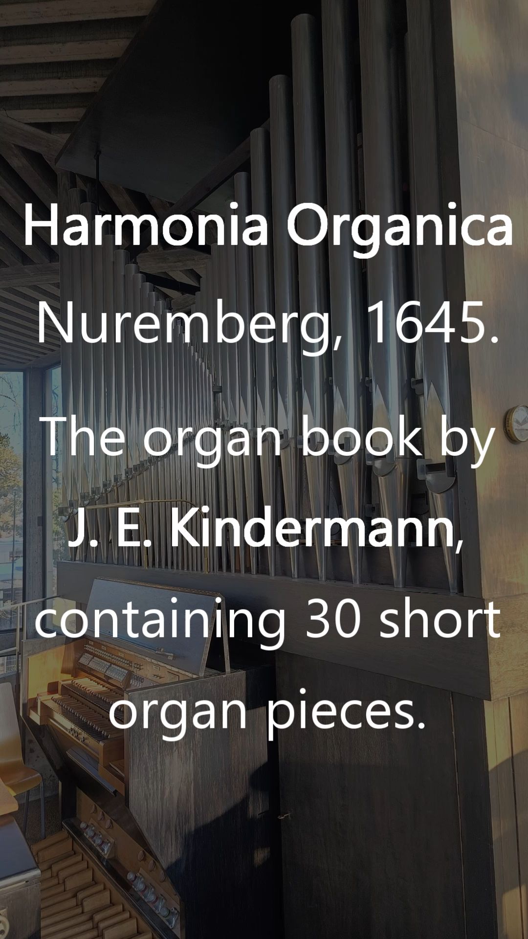 J. E. Kindermann: Harmonia organica (1645) | Тизер