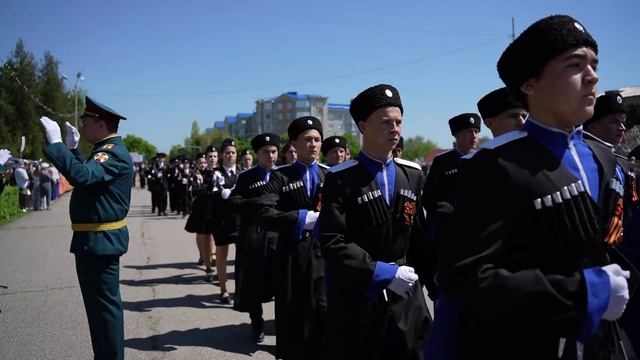 81 День Победы  г. Зеленокумск  ( Часть 3 - Торжественное прохождение участников парада)