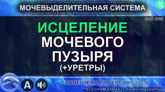 ✨ МОЩНЫЙ Саблиминал для МОЧЕВОГО ПУЗЫРЯ + Уретры 🌊 Исцеление, Облегчение, Восстановление Функций ✅