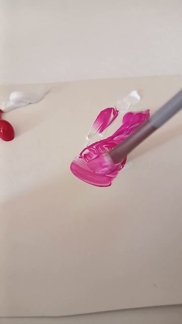 COLOR MIXING ART СМЕШИВАНИЕ ЦВЕТОВ ДЛЯ ЛЕПЕСТКА ГЕРАНИ