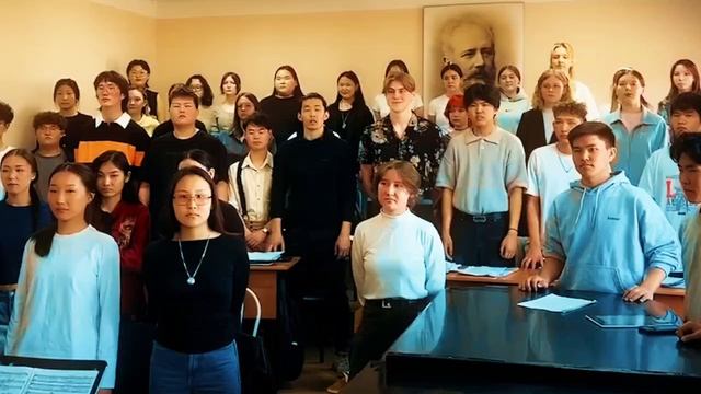 Поздравления с Праздником 9 мая от студентов Колледжа Искусств из Бурятии.