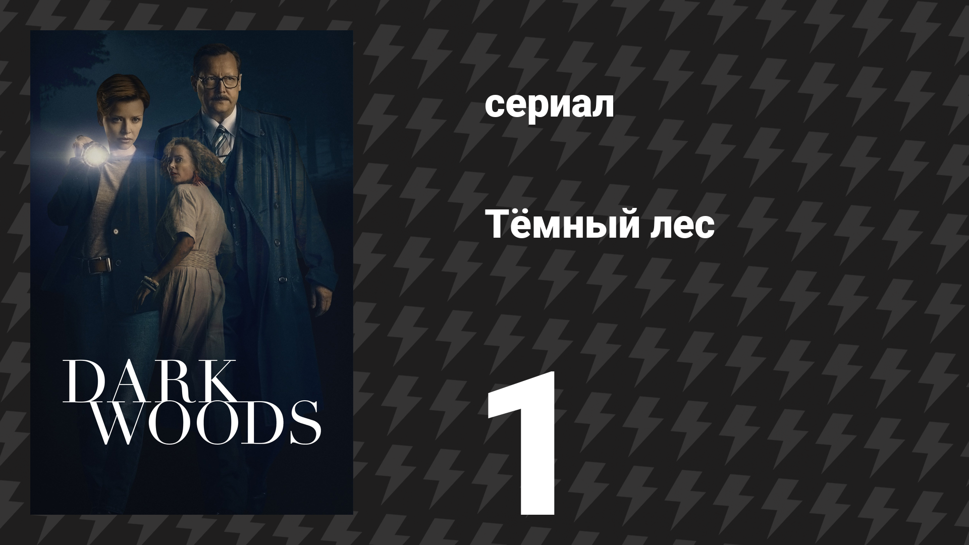 Тёмный лес 1 серия «Исчезновение» (сериал, 2020)
