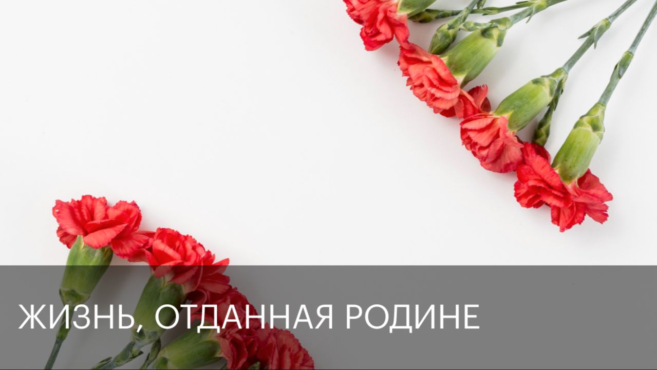 Жизнь, отданная Родине