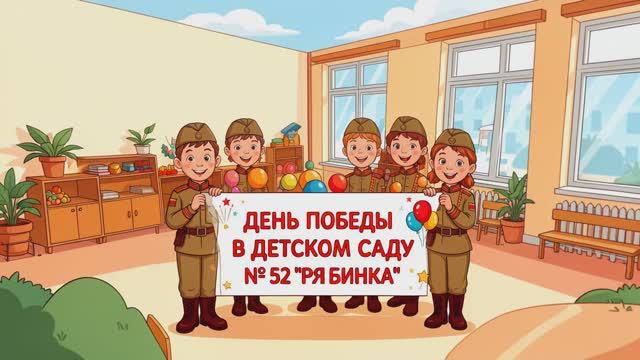 КВЕСТ-ИГРА  «ПО ДОРОГЕ ВОЕННЫХ ЛЕТ: ВЕЛИКИЕ СРАЖЕНИЯ» в детском саду "Рябинка"