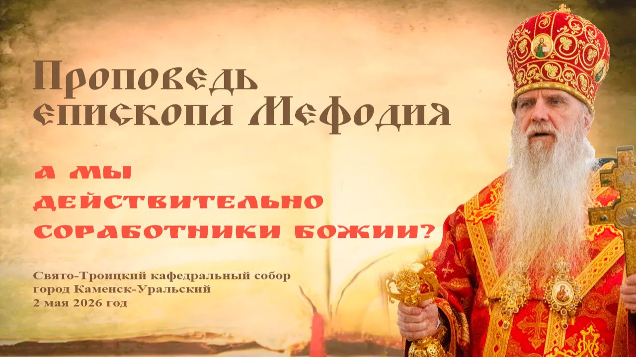А мы действительно соработники Божии? | Проповедь епископа Мефодия