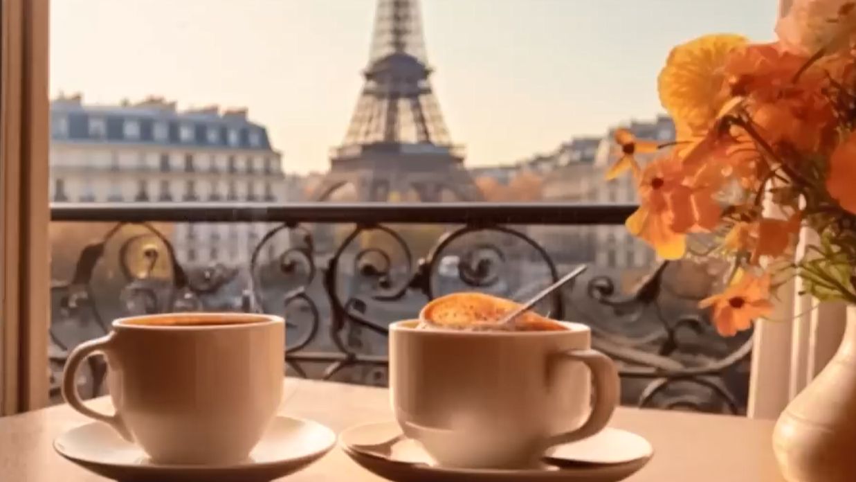 Autumn Coffee in Paris   Relaxing Jazz Instrumental Music for Good Mood Start th