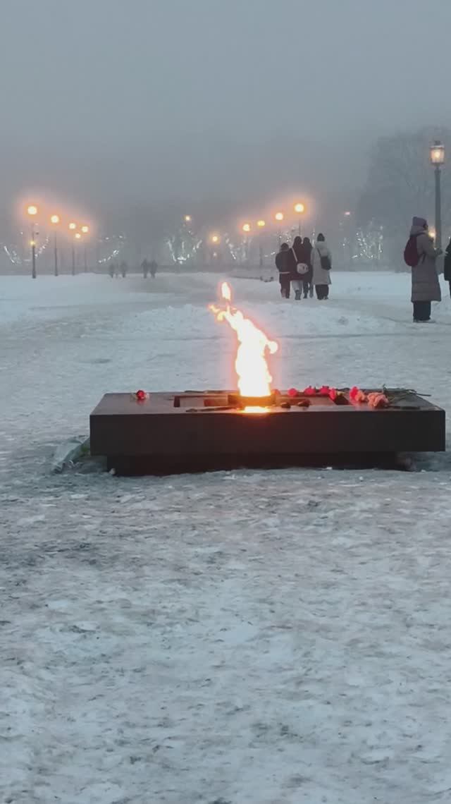 Вечный огонь на Марсовом поле