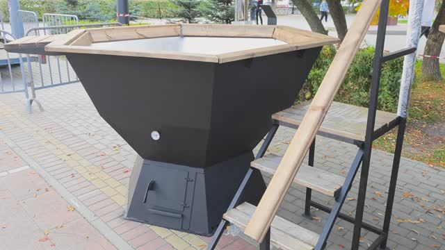 МЧН с КП_Чан Чаныч_средний из нержавеющей стали с колосниковой печью