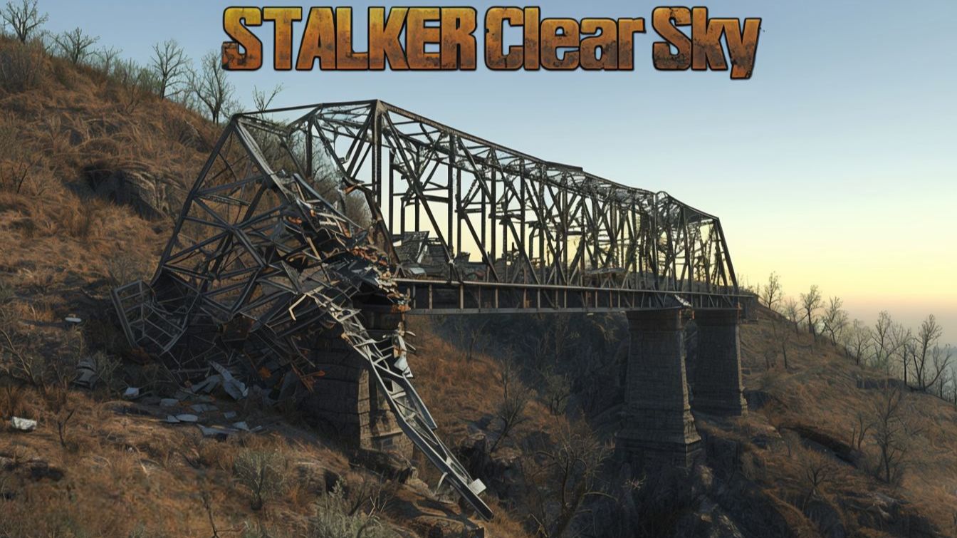STALKER Clear Sky №19 Режим "Исследователь"4k 60к/с - Мост с телепортом.