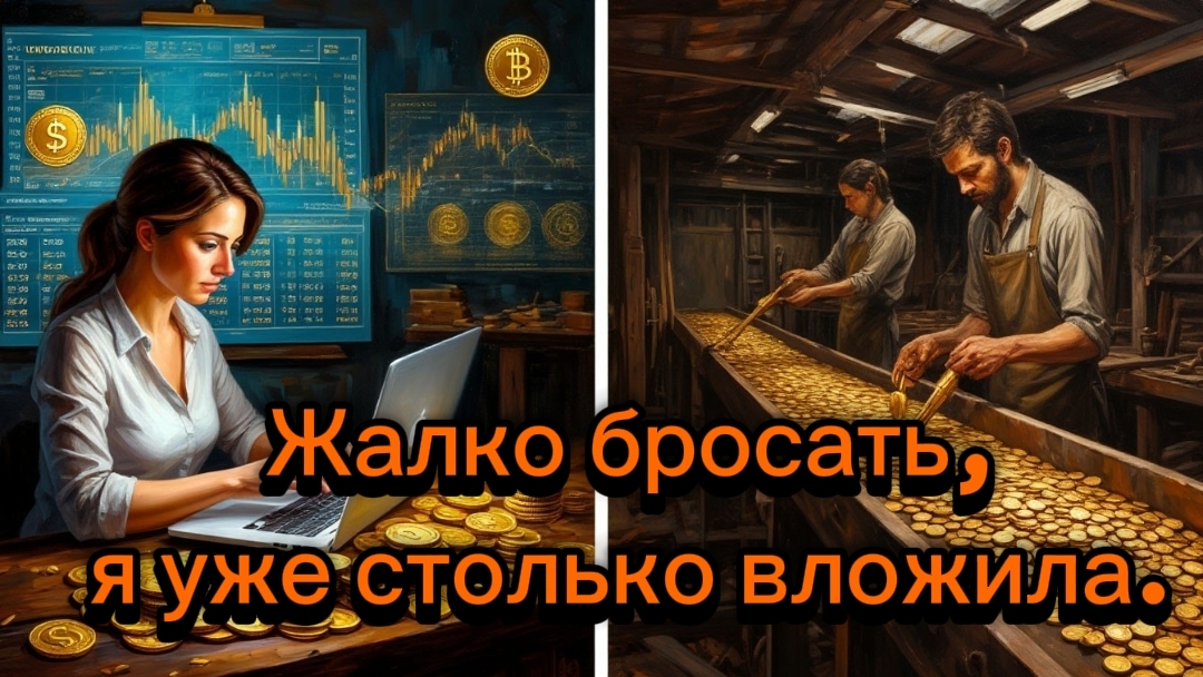 Жалко бросать, я уже столько вложила”. Почему это ловушка