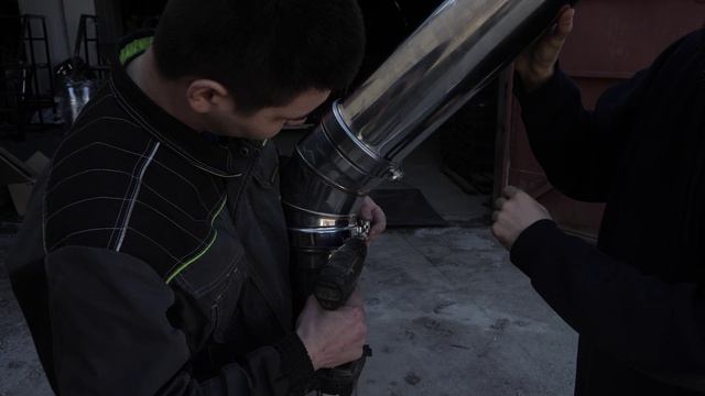 Сборка дымохода среднего чана_инструкция