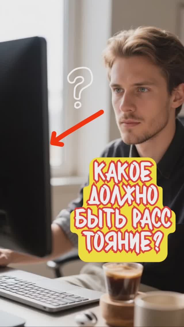 Этот СПОСОБ СПАСЁТ твоё ЗРЕНИЕ: минимальное БЕЗОПАСНОЕ расстояние до экрана? #зрение #советы