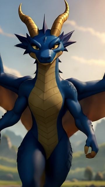 🐉 She moves in mysterious ways! :)  #dragon #dragons #furry #humor #animation #funny #memes #dance