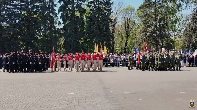 Министр Владимир Нефедов и личный состав ведомства приняли участие в праздновании Великой Победы