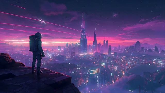 YEAR 2170 ｜ Chill Synthwave Mix for Deep Focus & Productivity
