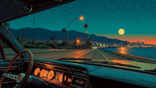 80s Neon Night Drive ~ Classic Synthwave Love Songs-(1080p30)