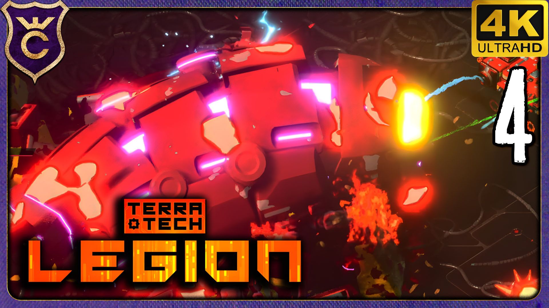 ОГРОМНАЯ КАТАЮЩАЯСЯ ЛИЧИНКА! 4 TerraTech Legion