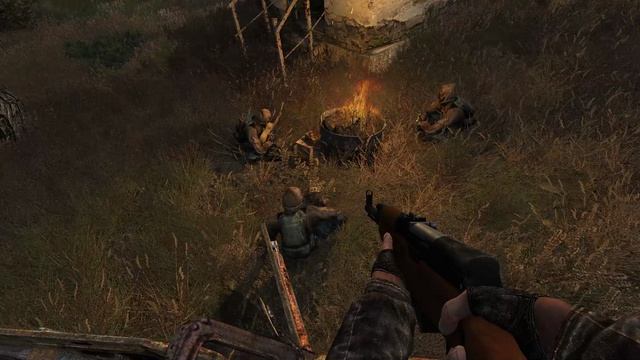 13 S.T.A.L.K.E.R. - Lost Alpha DC - 1.4007 - свалка - иду на металлургическая фабрика (бар)