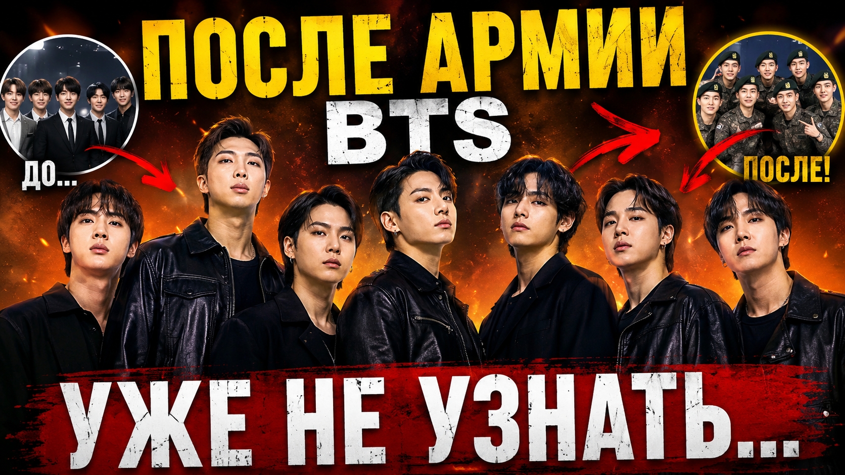 💜🔥 Армия изменила BTS… фанаты их не узнали