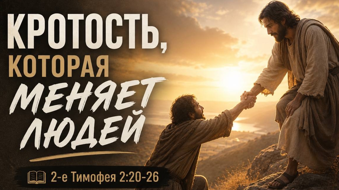Кротость, которая меняет людей (2-е Тимофея 2:20-26) Проповедь 10 мая 2026 г.