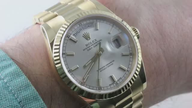 Rolex Oyster Perpetual Day-Date 118238