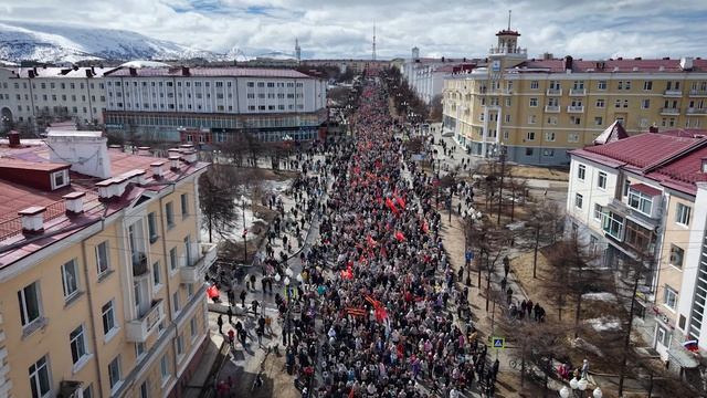 Магадан. 9 мая 2026 г. Бессмертный полк.