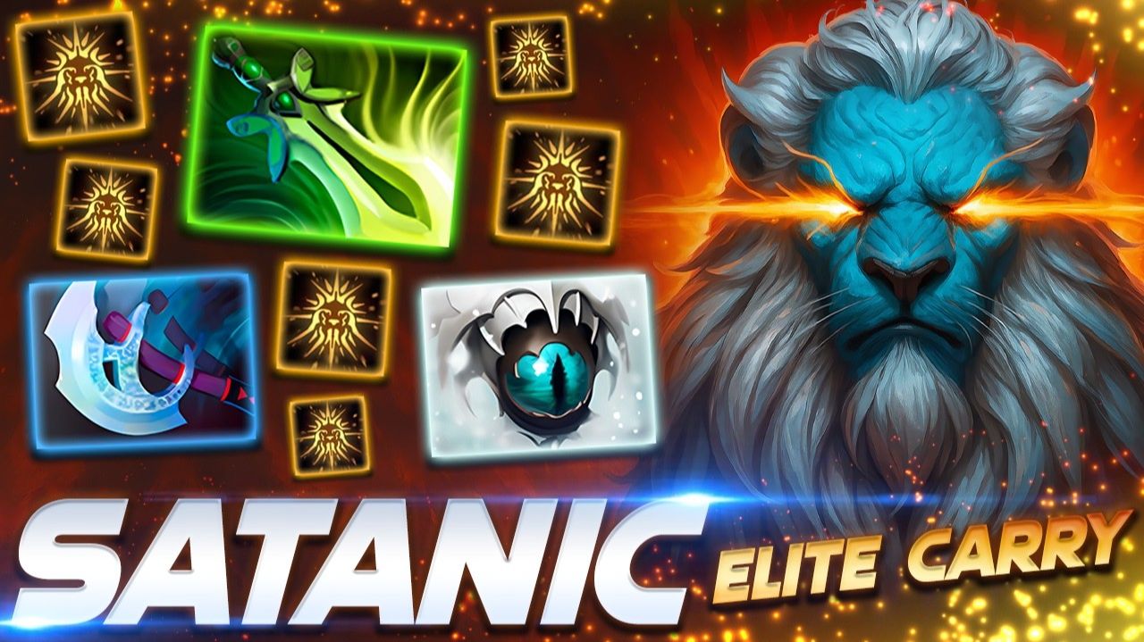 Satanic Phantom Lancer Elite Carry — профессиональный геймплей в Dota 2 [Смотри и учись]