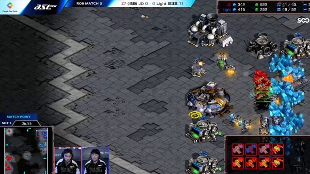 Jaedong vs Light 1 игра 1/4 финала ASL21