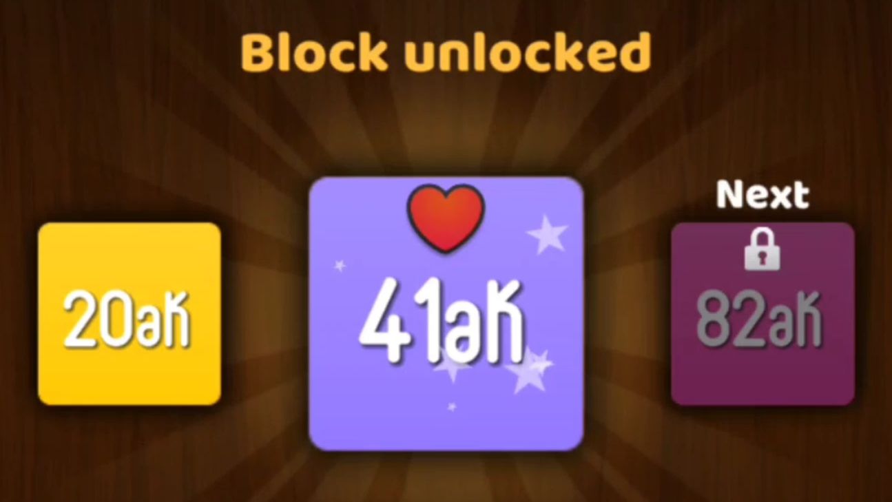 NumBlocks (10k → 20ak → 41ak)