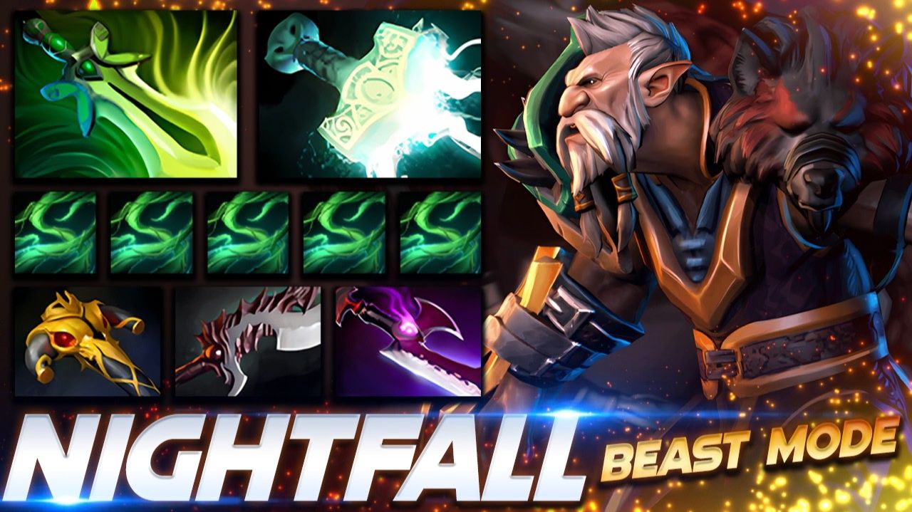 Nightfall Lone Druid — профессиональный геймплей в Dota 2 [Смотри и учись]