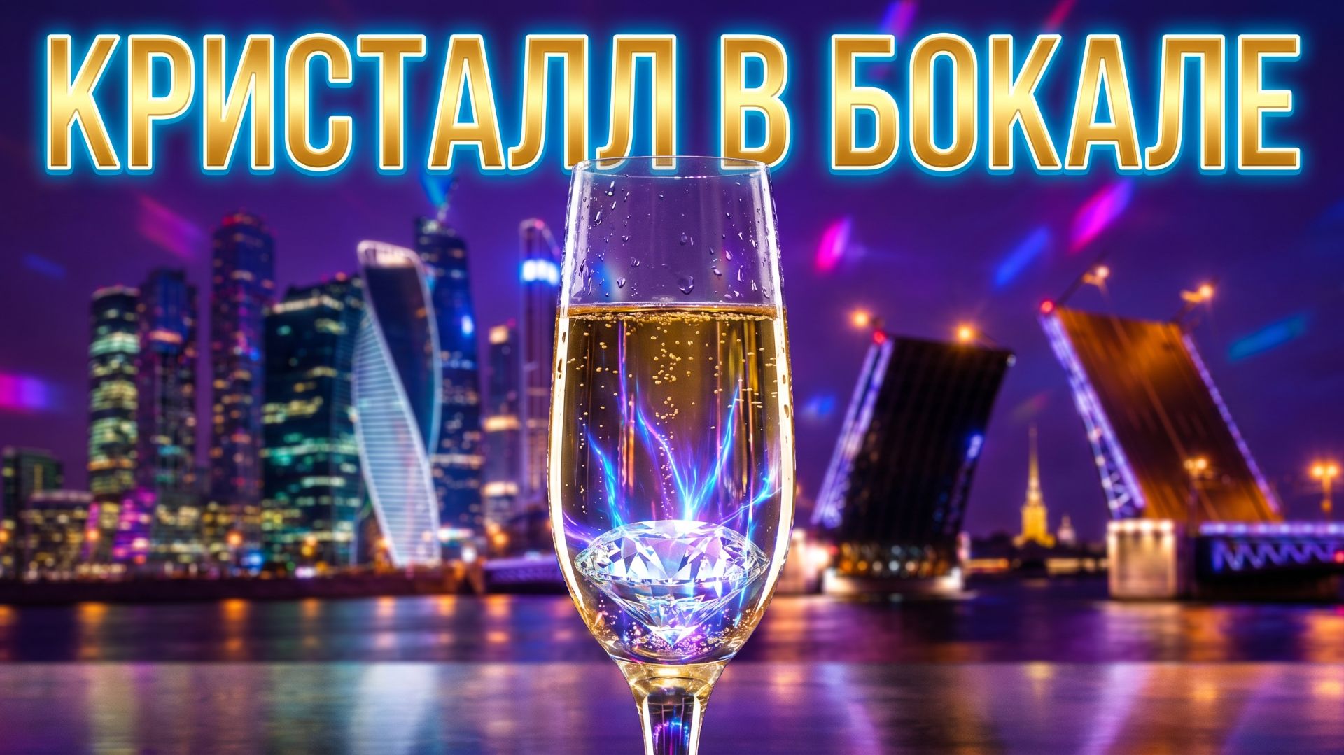 Кристалл в бокале.