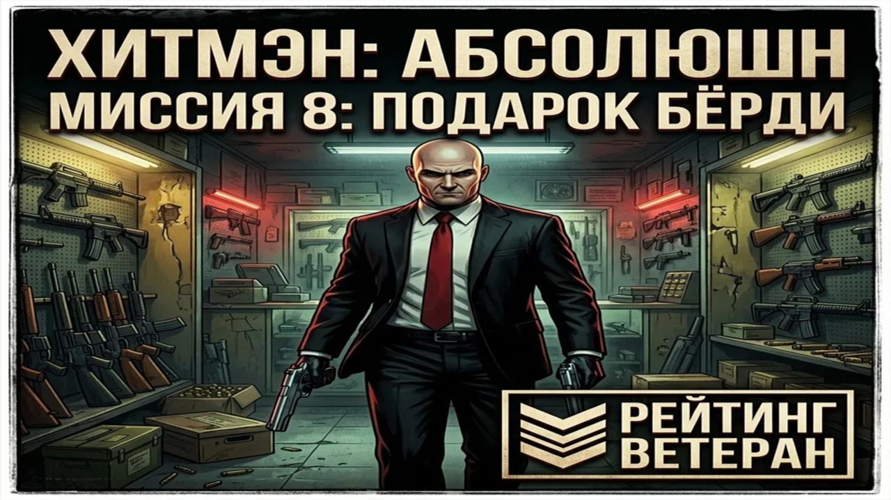 Hitman Absolution/Миссия восемь/Подарок от Птахи/Рейтинг Ветеран.