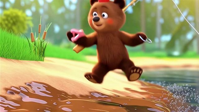 🐻😂МЕДВЕЖОНОК РЫБАЧИТ: Это самое смешное, что ты увидишь сегодня! 😹