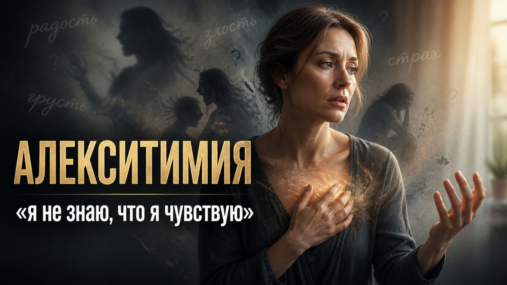"Я НОРМАЛЬНО" - ЛОЖЬ, КОТОРАЯ УБИВАЕТ ТЕЛО. Алекситимия: как вернуть чувства, если внутри пустота?