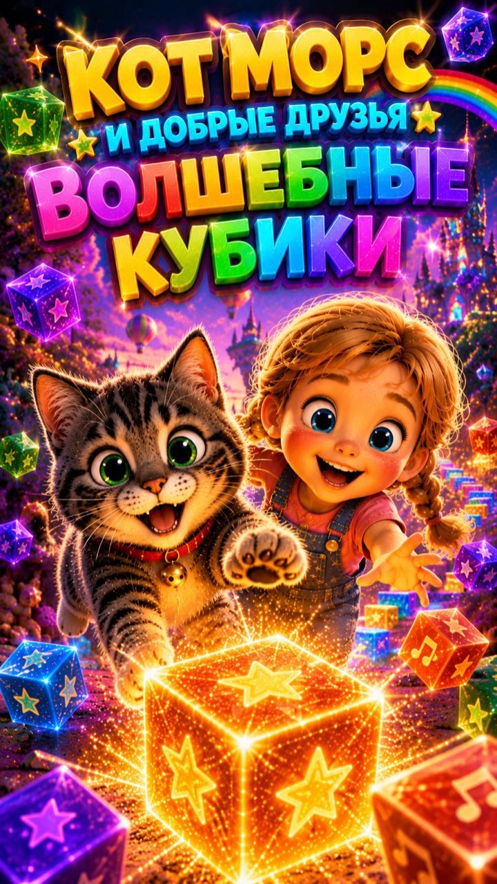 🐱✨ КОТ МОРС И ДОБРЫЕ ДРУЗЬЯ — Волшебные Кубики 🌈