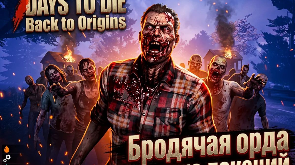 7 Days to Die Back to Origins - №3 - Бродячая орда и чистка локаций