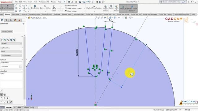 #29 SolidWorks 2018. Создание модели колесного диска