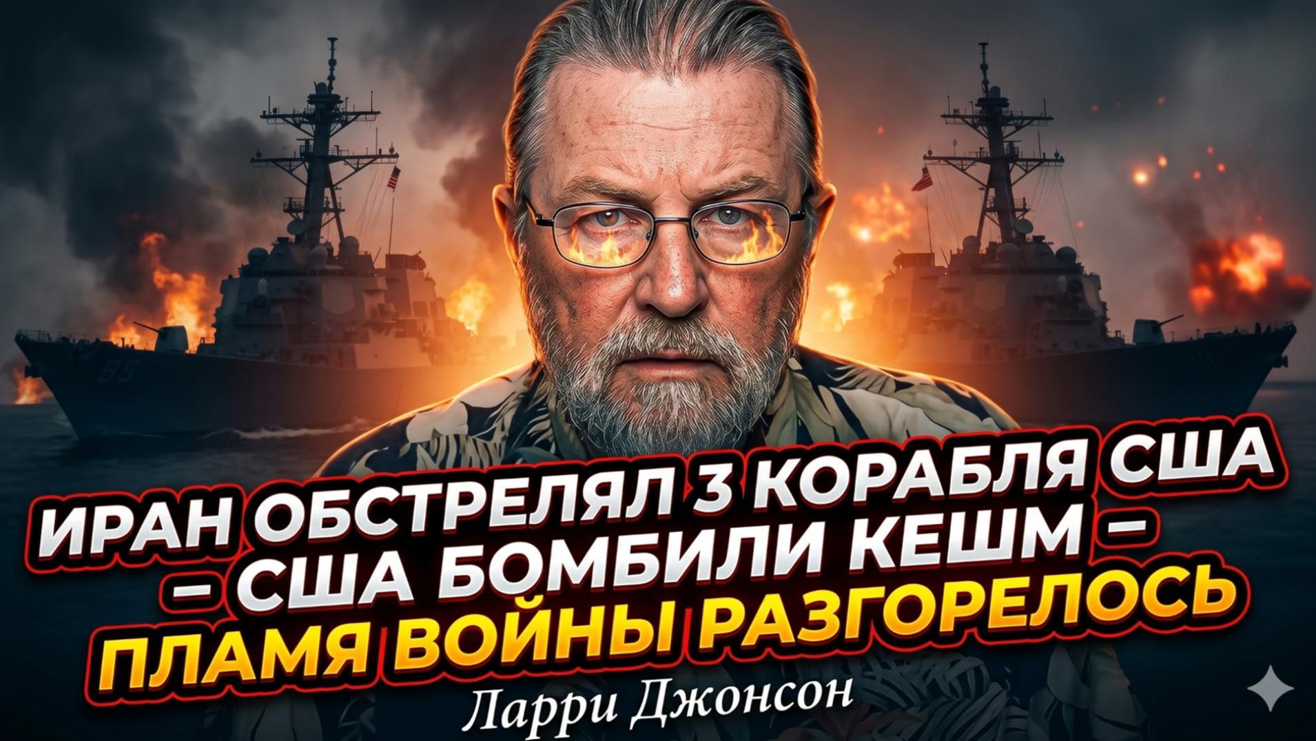 🛑 Ларри Джонсон | Третья мировая началась?  Иран стреляет по эсминцам, США стирают Кешм