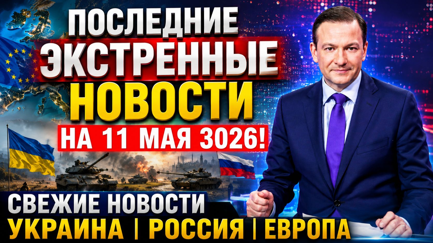 ПОСЛЕДНИЕ ЭКСТРЕННЫЕ НОВОСТИ НА  11 МАЯ 3026! СВЕЖИЕ НОВОСТИ УКРАИНА РОССИЯ ЕВРОПА
