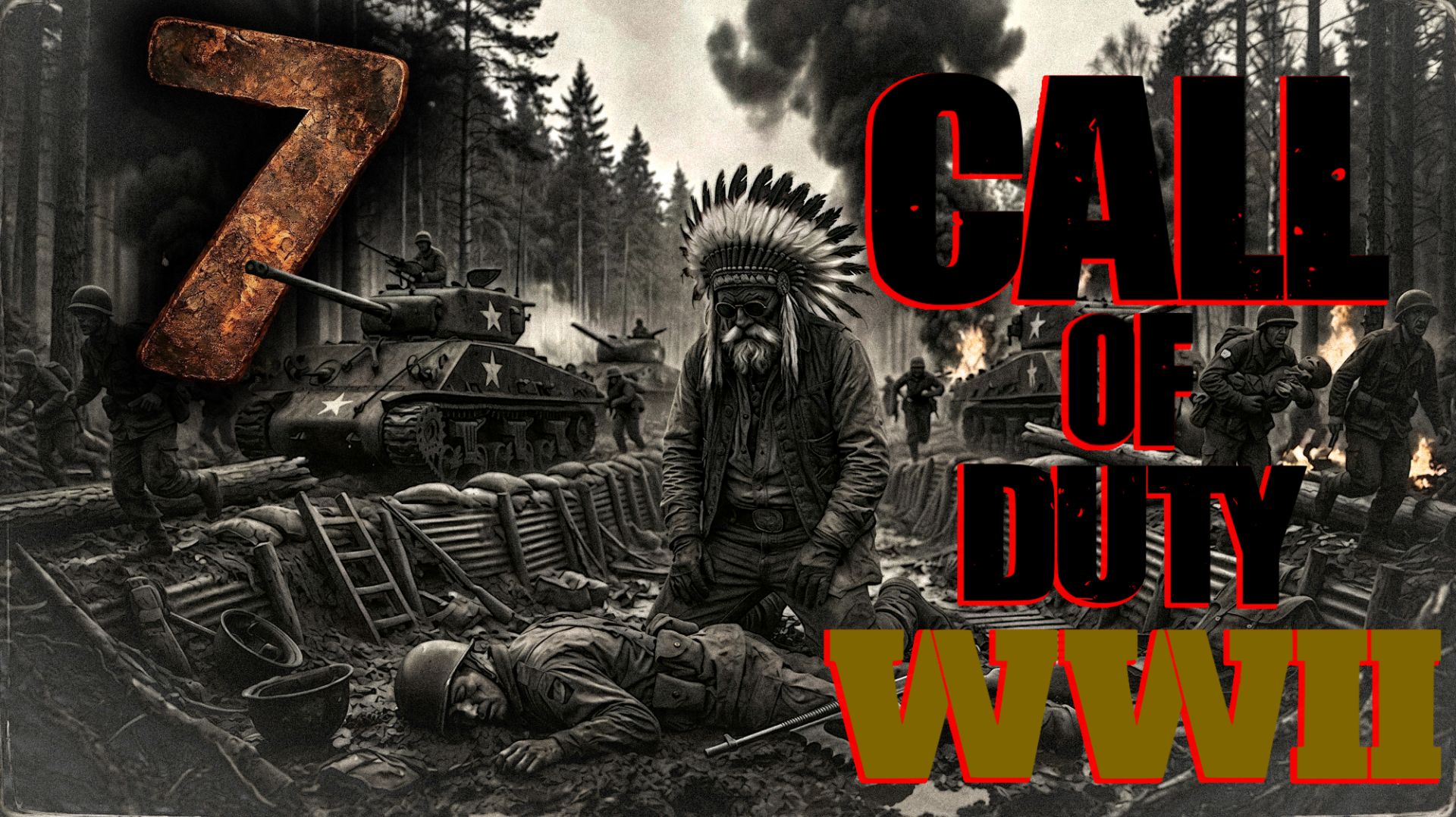 Почти-Ирокино Call of Duty WW 2 в 21 на 9🖥️ ЭТО БЫЛ АД! МИССИЯ "Высота 493"