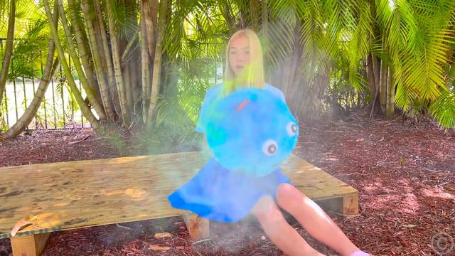 Nastya and Maggie in the kids story about the magic wand