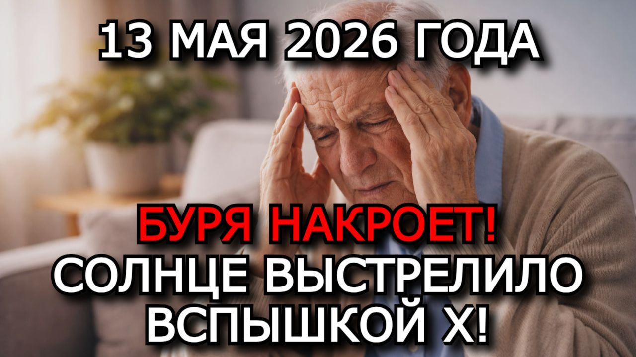 МАГНИТНЫЕ БУРИ 13 МАЯ 2026 — ШТОРМ G2–G3, K-ИНДЕКС 6–7, ВСПЫШКИ КЛАССА X, УДАР ПО МАГНИТОСФЕРЕ