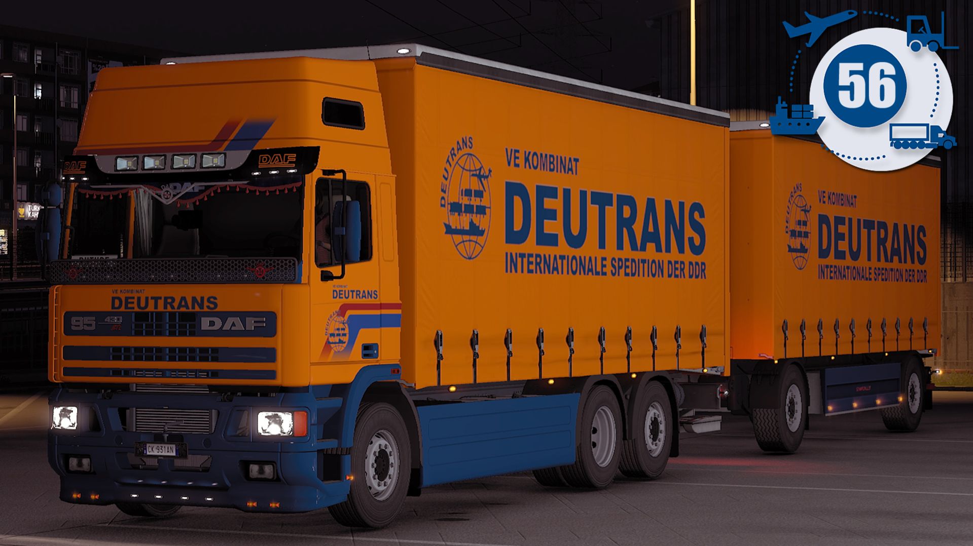 DAF 95 ATI - Euro Truck Simulator 2 [-56-]