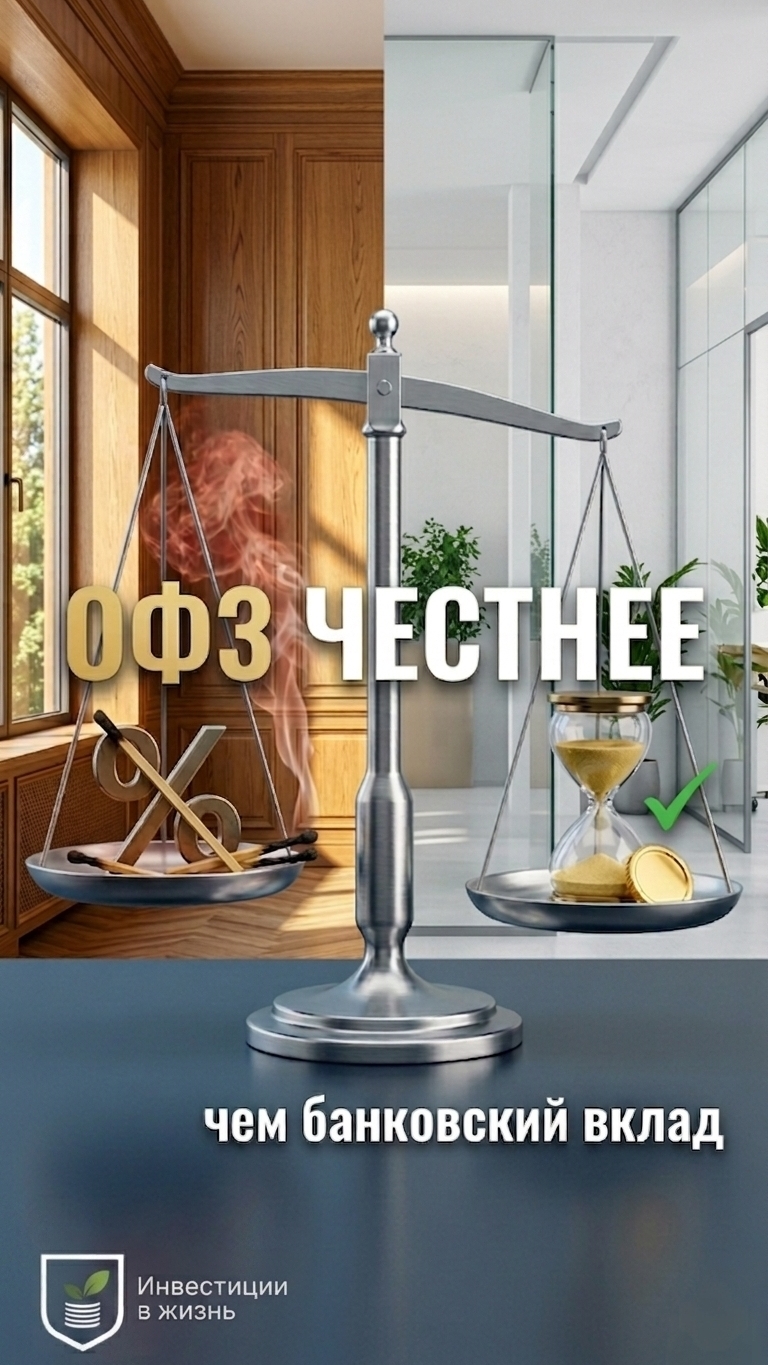 Почему ОФЗ честнее любого банковского вклада? ⚙️