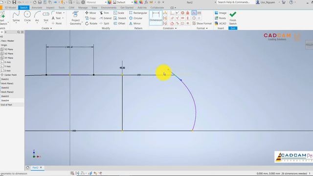 #166 Autodesk Inventor 2020. Поверхностное моделирование.